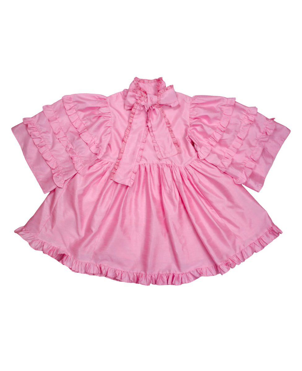 Josephine Dress in candy pink – Elizabeth Wilson Designs